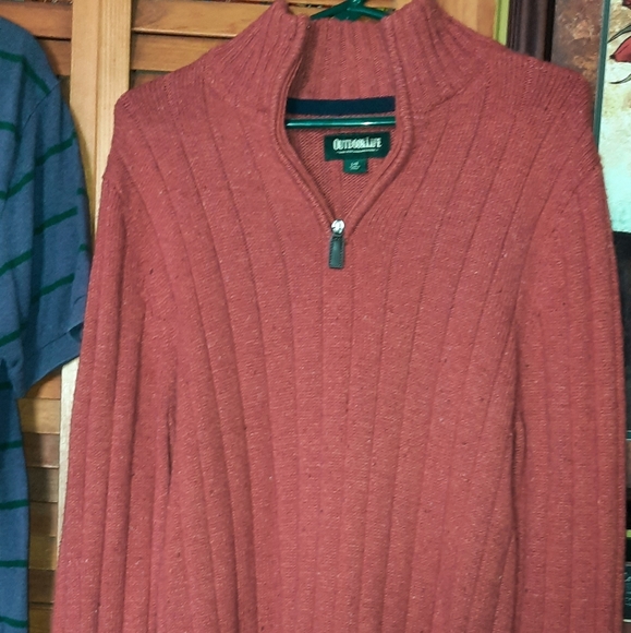 Outdoor Life | Shirts | Outdoor Life Rust Color Sweater Sz L | Poshmark